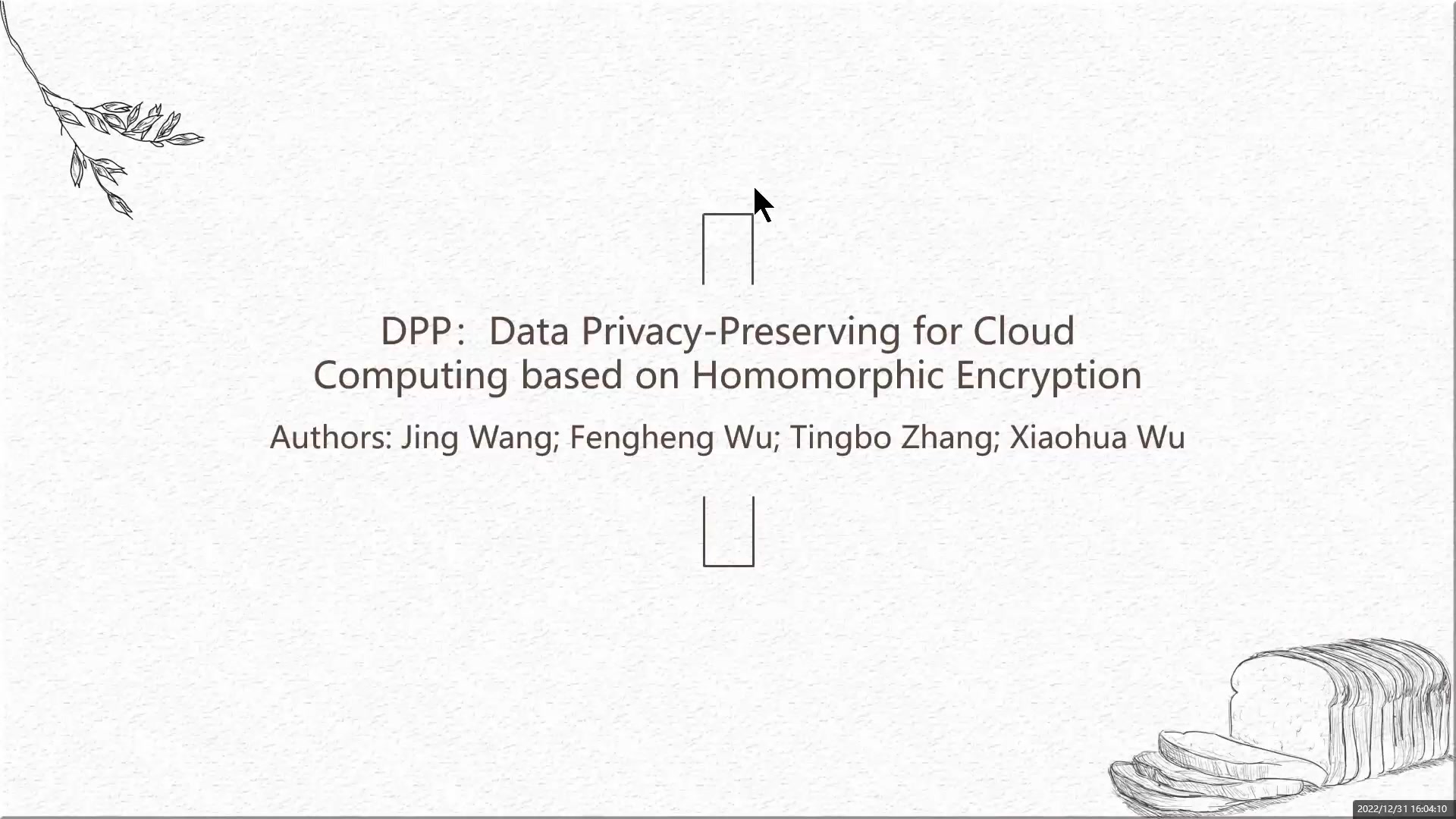 DPP: Data Privacy-Preserving for Cloud Computing based on Homomorphic ...