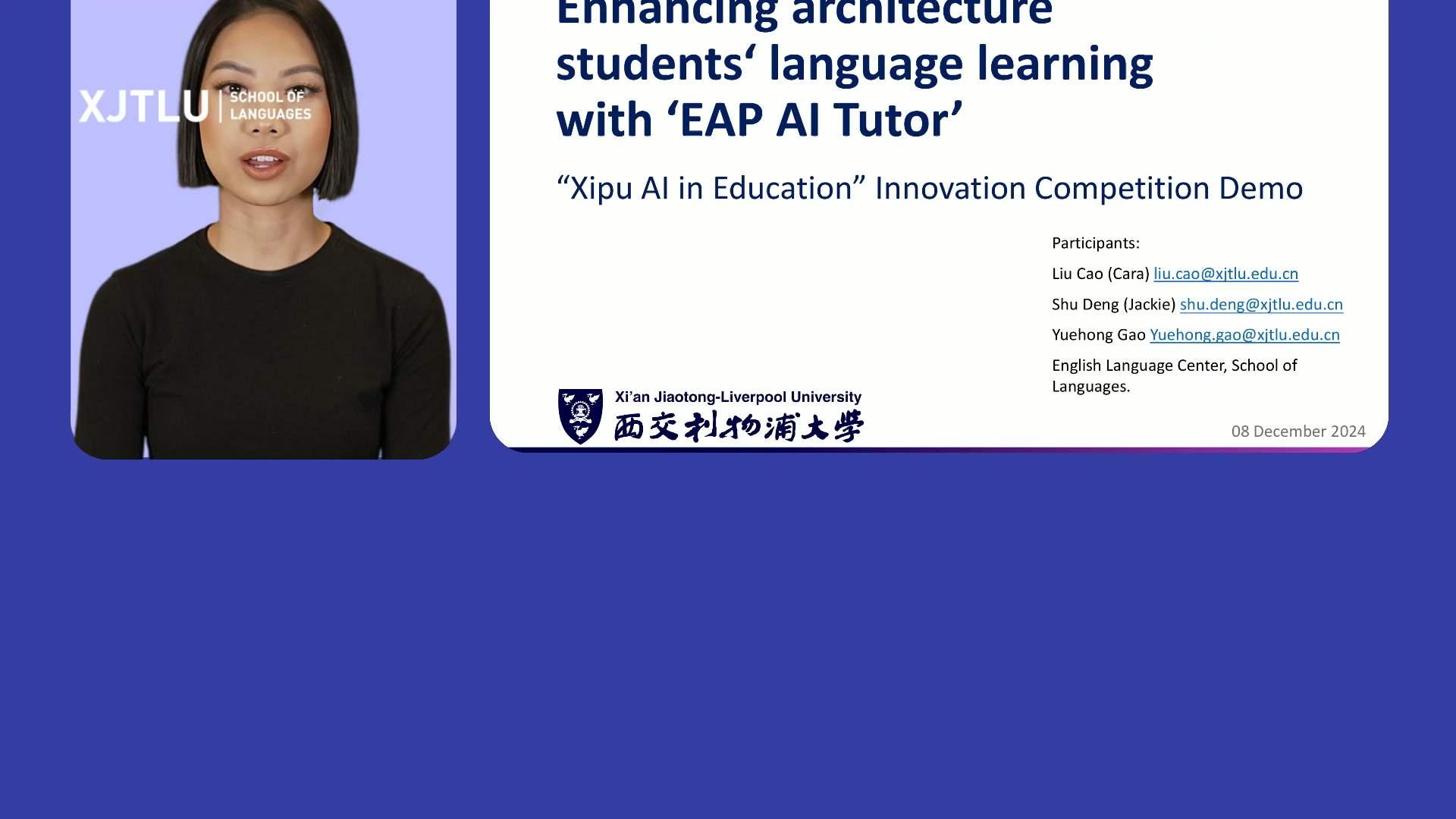Introduction to EAP AI Tutor.