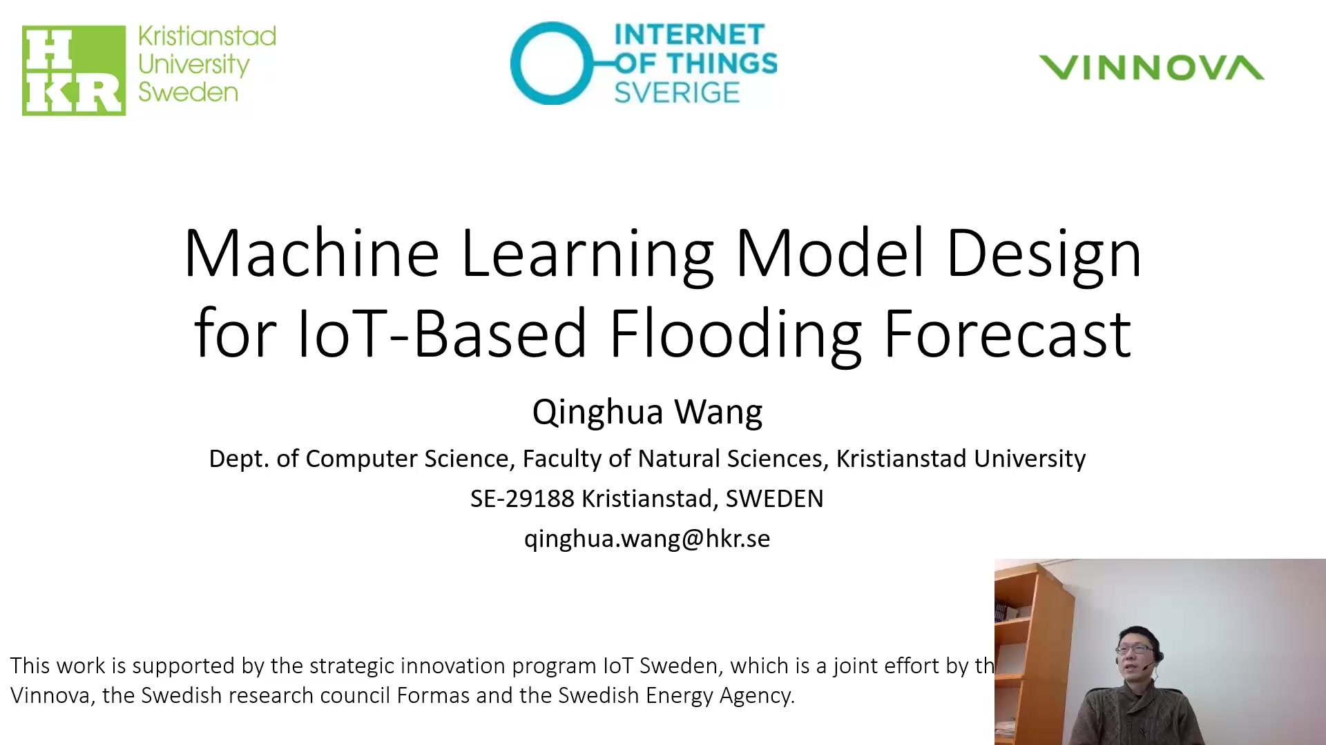 Machine Learning Model Design for IoT-Based Flooding Forecast